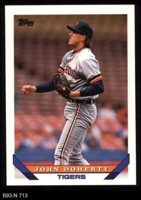 1993 Topps #713 John Doherty Tigers 8 - NM/MT | eBay