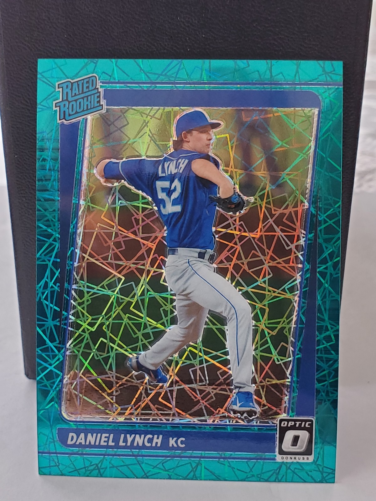 2021 Panini Donruss Optic Rated Teal Velocity Prizm 03/35 Daniel Lynch ...