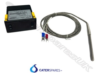 UNIVERSAL 30A PIZZA OVEN DIGITAL CONTROL THERMOSTAT INC PT100 3 WIRE ...