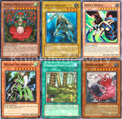 Insect Complete Deck - Doom Dozer - Insect Knight - Queen - Tytannial ...