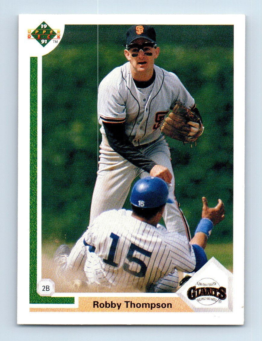 1991 Upper Deck Robby Thompson San Francisco Giants #178 | eBay