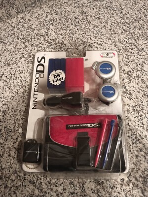 NEW OFFICIAL NINTENDO DS LITE STARTER KIT CARYING CASE HEADPHONES ...