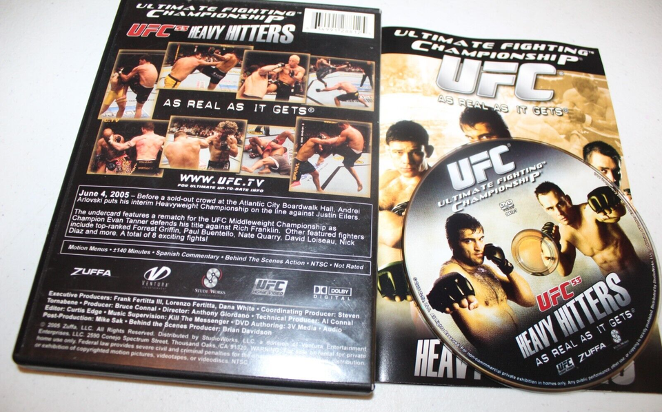 UFC 53 - Heavy Hitters (DVD 2005) Andrei Arlovski, Paul Buentello ...