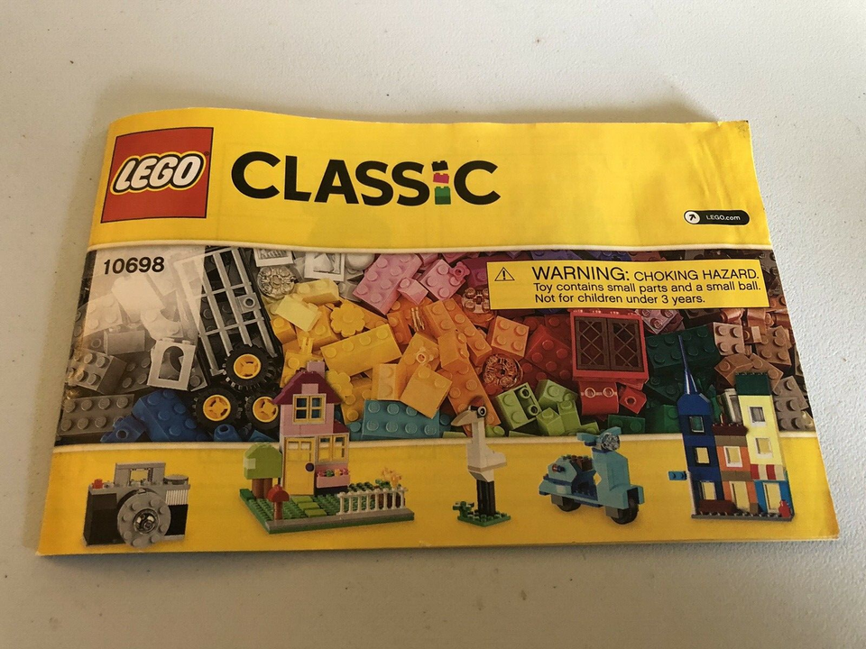2015 Lego Classic 10698 Large Creative Brick Box 790 pieces Incomplete ...