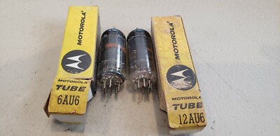 One Each Motorola 6AU6 &12AU6 Vacuum Tubes For All American Five Radios ...