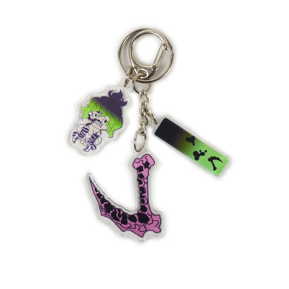 Demon Slayer Muzan Kokushibou Akaza Douma Acrylic Keychain Key Ring ...