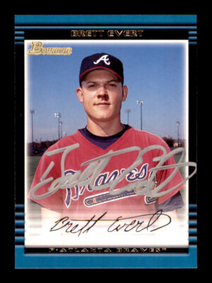2002 Bowman - Brett Evert - On Card Autograph | eBay