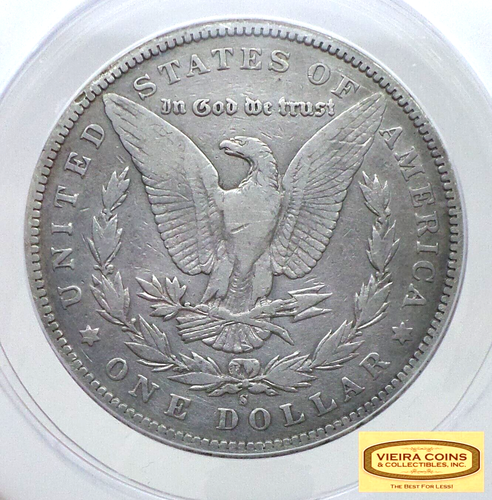 1895-S/S VAM-3 HOT 50 Morgan Dollar ANACS F15 Details, Mintage 400,000 ...