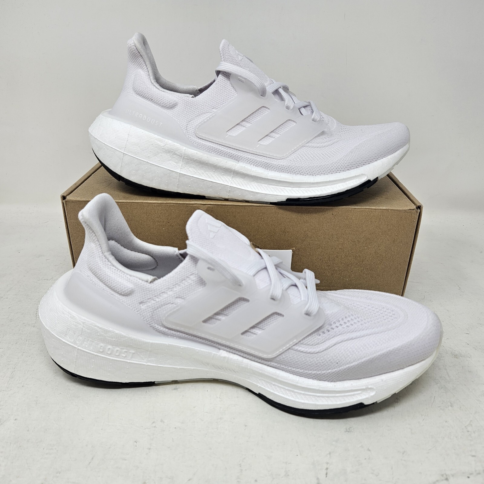Wmns Adidas Ultraboost Light Gym Running Shoes / White Black / GY9352 ...