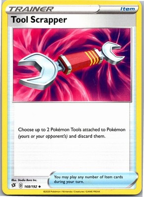 Tool Scrapper - SWSH02: Rebel Clash 168/192 - Uncommon - NM Pokémon TCG ...