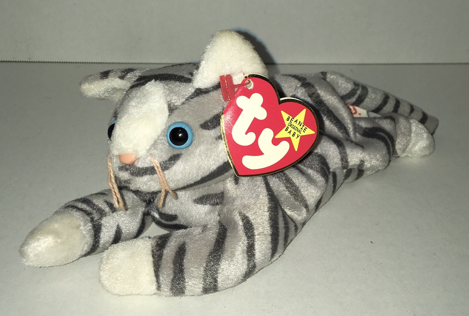 Ty® PRANCE the Tabby Cat Beanie Babies Plush Toy #4123 -INTRO 1997 ...
