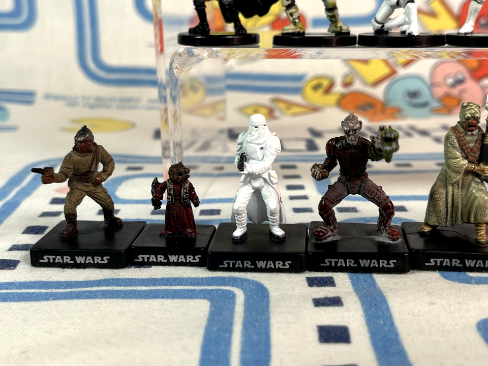 STAR WARS WOTC Miniatures Minis Bundle Job Lot 19x Darth Vader Ben ...