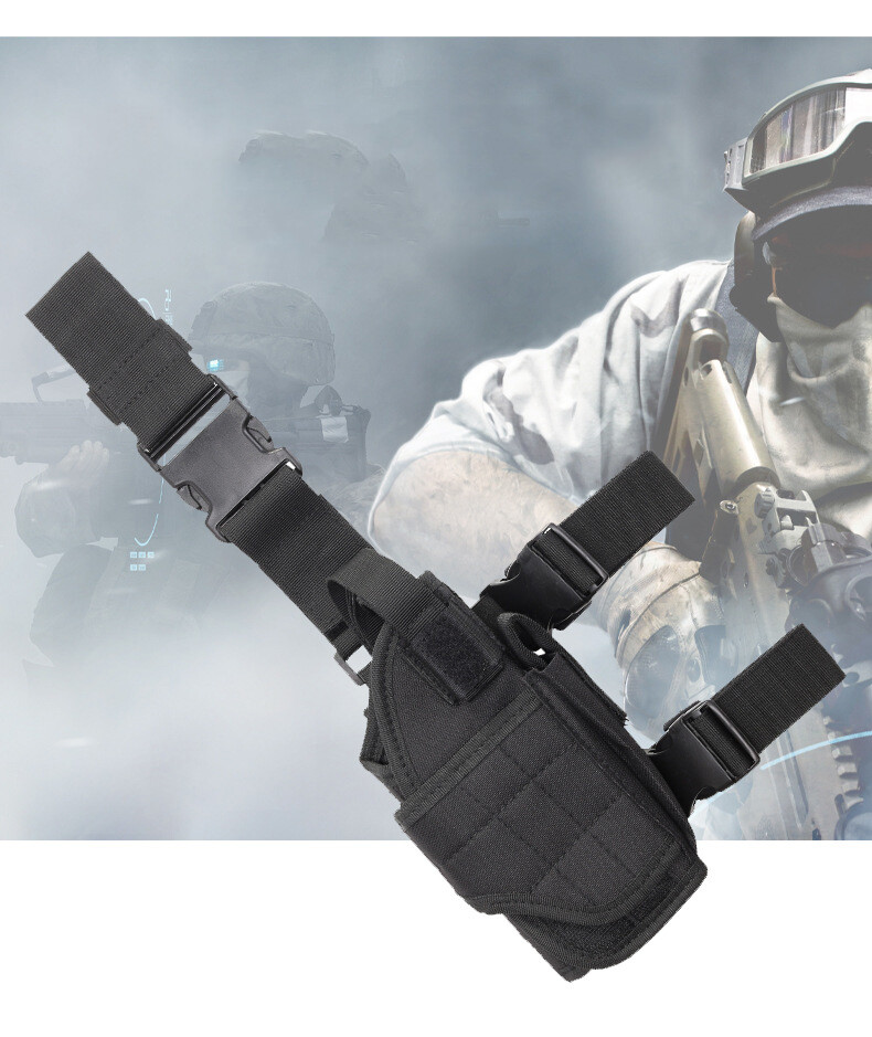Tactical Drop Leg Holster Adjustable Right Hand Thigh Pistol Gun ...