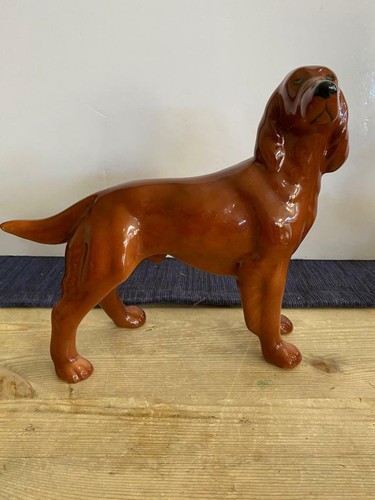 Coopercraft England Red Irish Setter? Red Cocker Spaniel? Dog Figurine ...