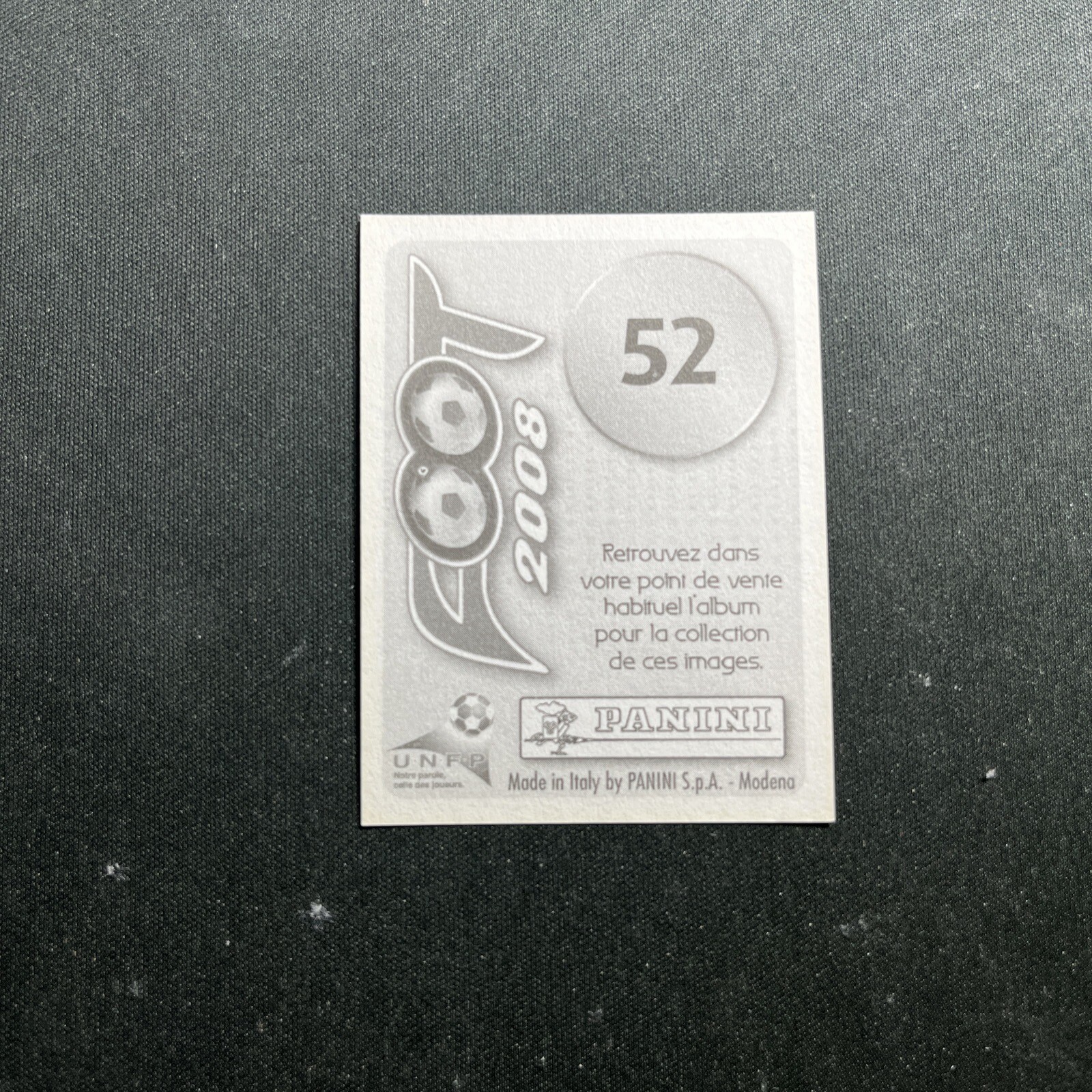 52 DAVID BELLION BORDEAUX PANINI FOOT 2008 08 FRANCE FOOTBALL LIGUE 1 ...