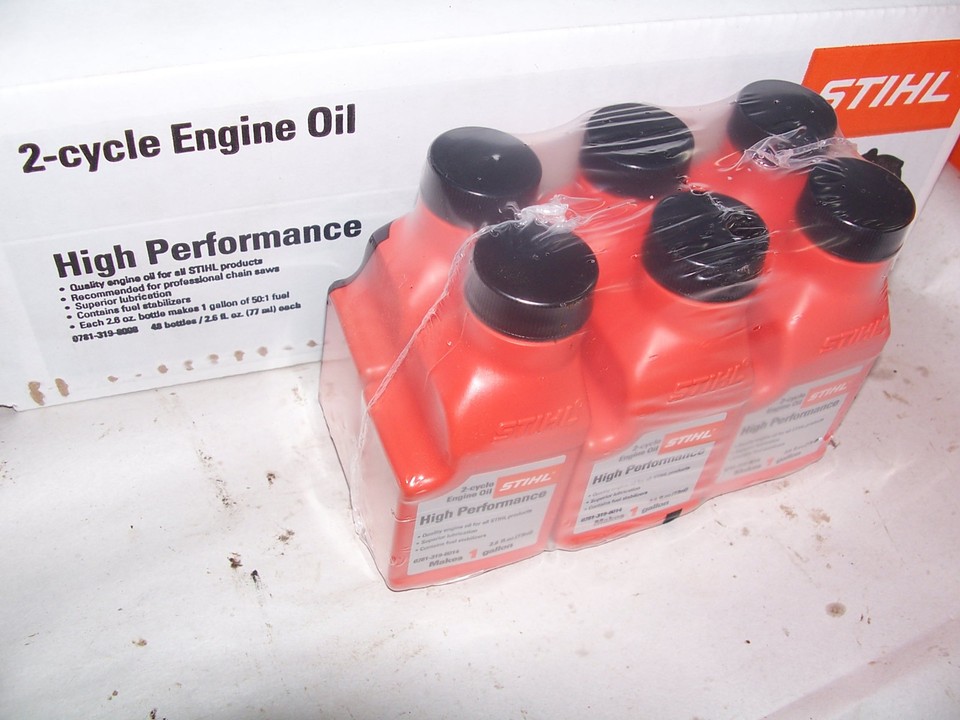 Stihl 12 Pack High Performance Oil Mix 50:1 2-Cycle 2.6 oz Bottle = 1 ...