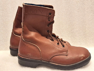 NEW ORIGINAL ISRAEL IDF ARMY ZAHAL MILITARY RED LEATHER BOOTS ...