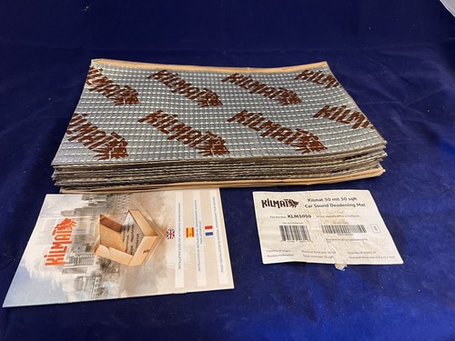 KILMAT 50 mil 35 sq ft Car Sound Deadening Mat, Butyl Automotive Sound ...