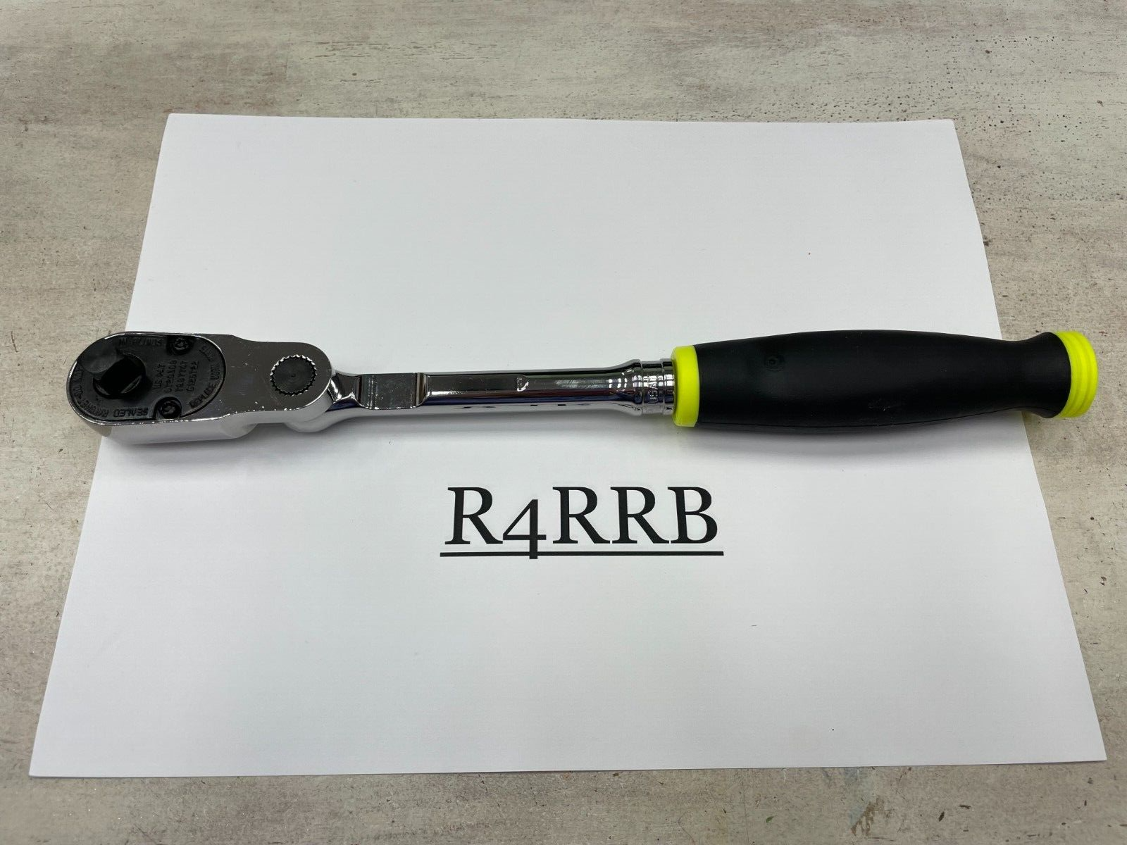 Snap-on Tools USA NEW 3/8" Drive HIVIZ Soft Grip Multi Position Ratchet ...