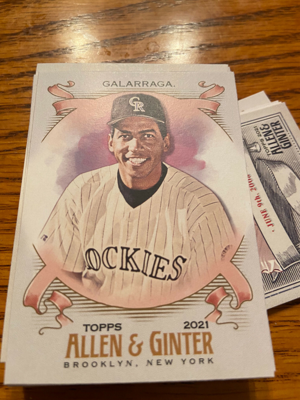 2021 Andres Galarraga Topps Allen and Ginter #276 - COL - Batting Title ...