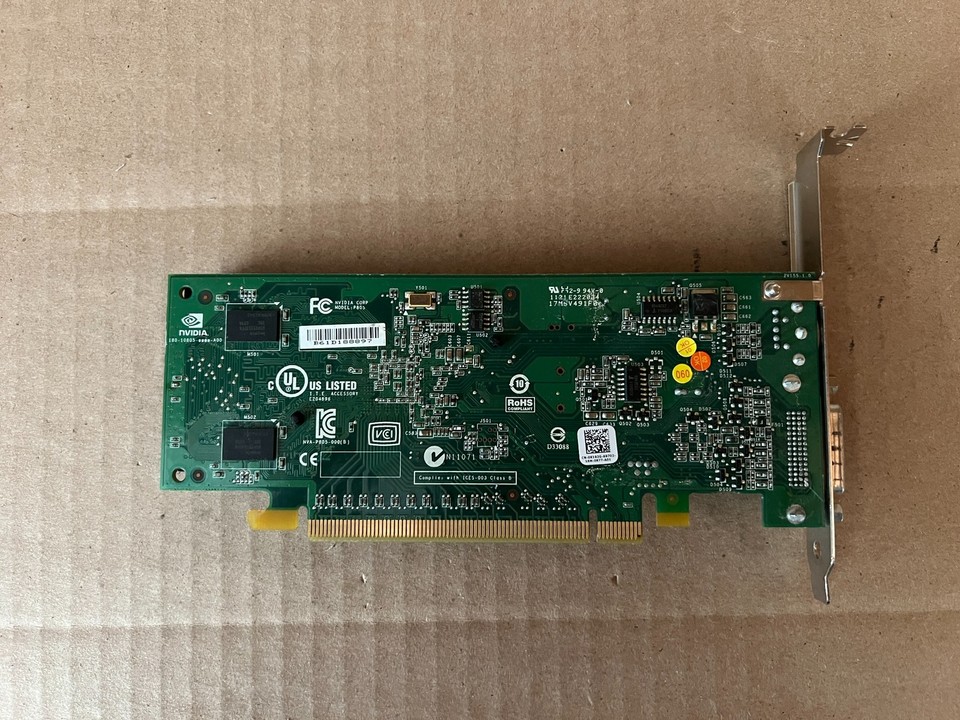 NVIDIA GEFORCE 9300 256MB GRAPHICS VIDEO CARD P805-V155 VER 1.0 0K192G ...