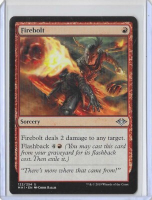 MTG Firebolt Modern Horizons (MH1) Uncommon Magic Card #122/254 ...