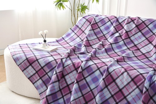 Tartan Fleece Blanket, Sofa Throw, Bed Throw Over, Cover EXTRA Large ...