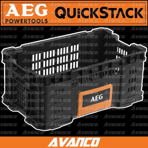 AEG Quickstack Crate Basket Tough Heavy Duty Storage Tool Box AEG-PROCR NEW | eBay Australia