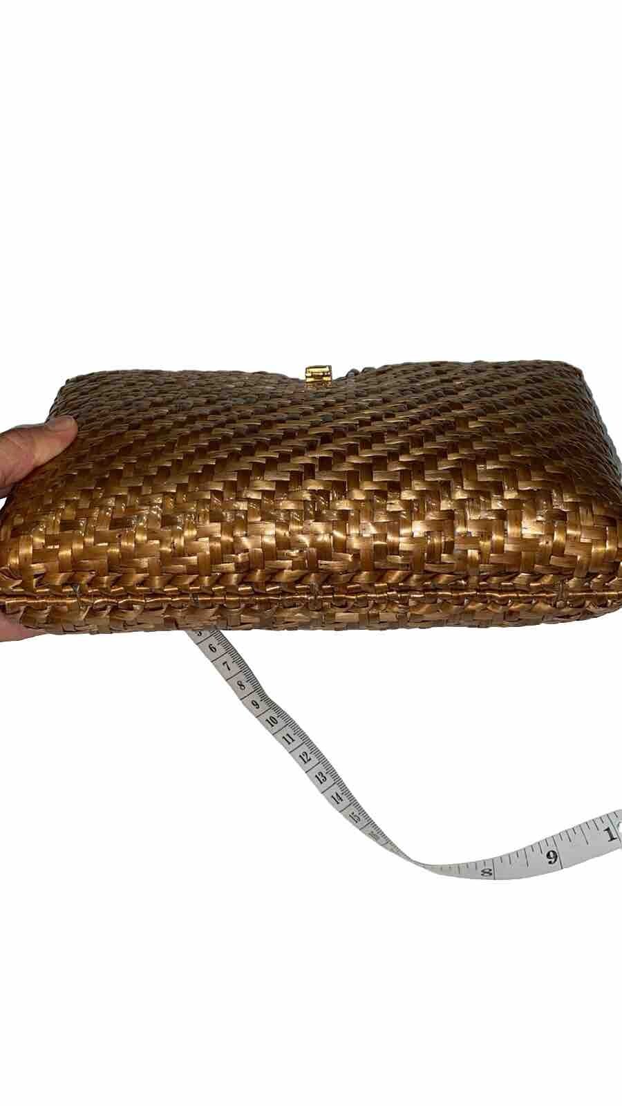 Vintage RODO Womens Rattan Basket Weave Purse, Clutch… - Gem