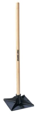 True Temper 1133400 Tamper 8x8 Inch Steel Head Wood Handle Construction ...