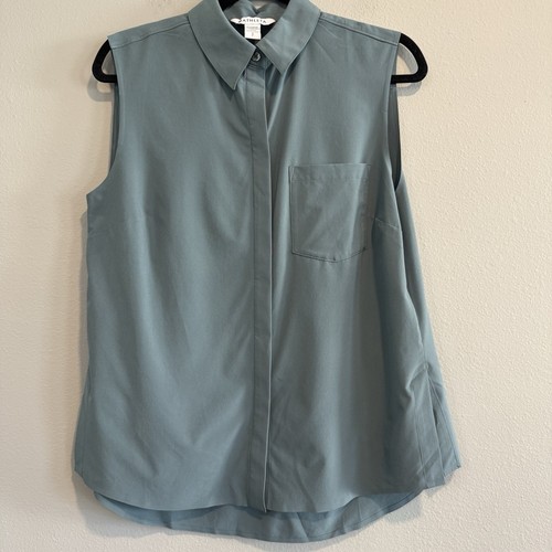 Athleta Everlasting Tank Button Up Relaxed Lightweight Work Travel S | eBay