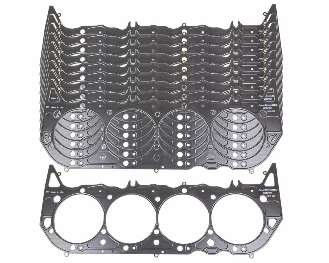 Fel-Pro FEL1077-053B, Set of 10 Black Multi-Layer Steel Bbc Mls Head Gasket 4.64 | eBay