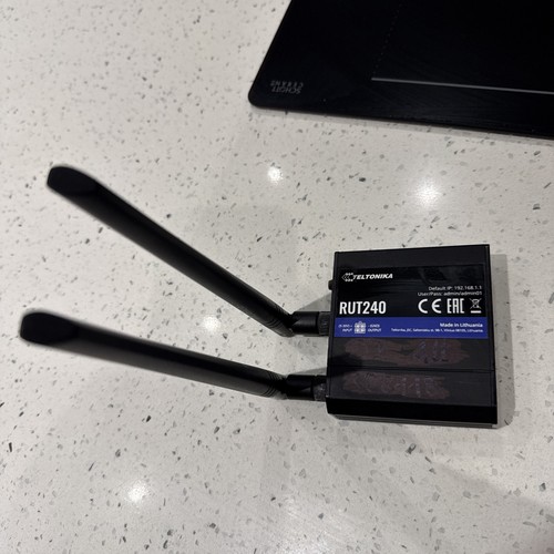 Teltonika RUT240 Industrial 4G Cat 4 3G 2G Router dual Sim WiFi ...