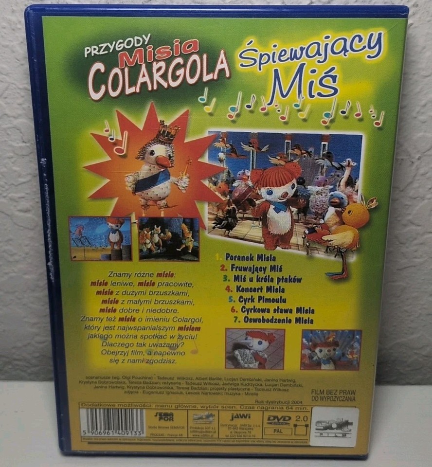 Adventures Of Colargol The Singing Bear Przygody Misia Colargola Polish ...