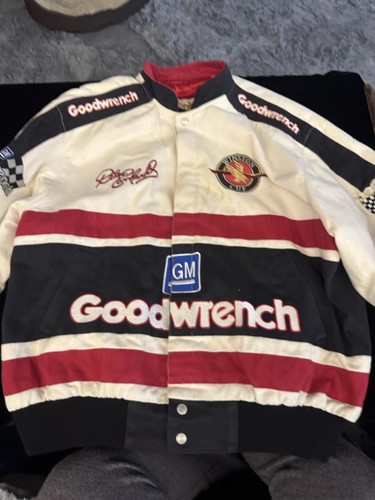 Vintage Dale Earnhardt NASCAR Jacket XXL Jeff Hamilton GM Goodwrench ...
