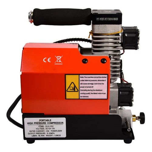 GX-CS2 30Mpa 300Bar 4500Psi 12V PCP Air Compressor Portable High ...