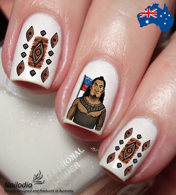 Samoa Islander Theme Nail Art Decal Sticker Water Transfer Slider ...