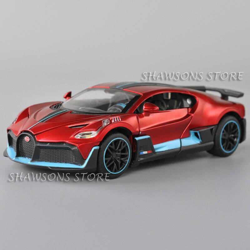 Bugatti Veyron divo red Supercar Model Diecasts With Sound & Light for ...