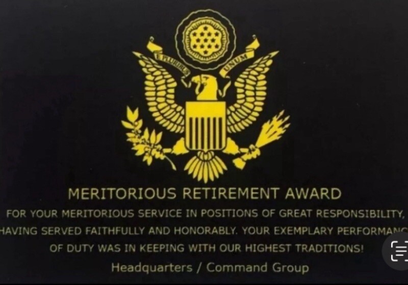 Defense Intelligence Agency DIA DoD Special Agent Coin W/ Retirement ...