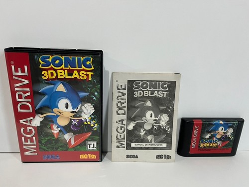 Sonic 3D Blast - Sega Genesis Mega Drive - Tectoy - Tec Toy Brazil ...