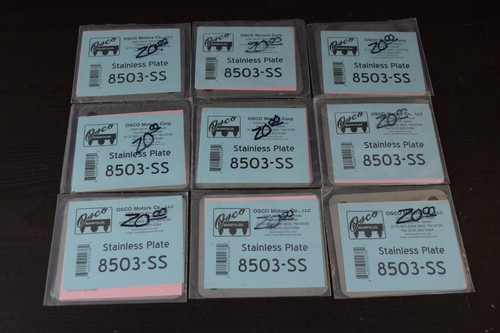 8503-SS OSCO Stainless Steel Manifold Plates - Lot of 9 | eBay