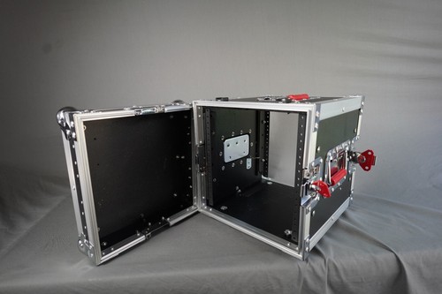 Gator Cases G-TOUR 6UHR ATA Wood Flight Half Rack Case - Black 8" Deep ...