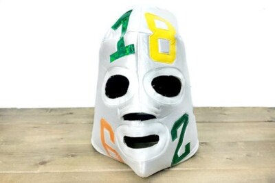 Lucha Libre El Matematico Wrestling Costume Mask Adult Size | eBay