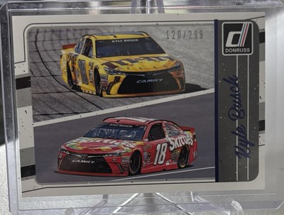 2017 Donruss Kyle Busch Numbered /299 Card #103 B1R4 | eBay