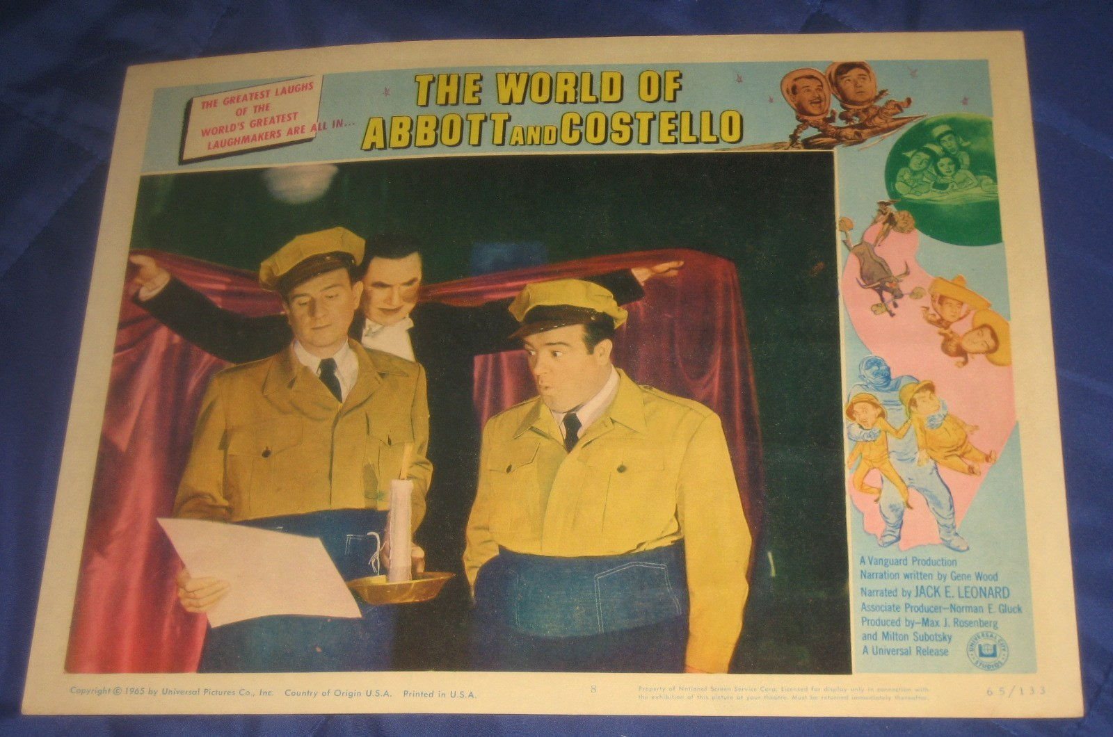 THE WORLD OF ABBOTT & COSTELLO '65 - DRACULA / BELA LUGOSI ! | eBay