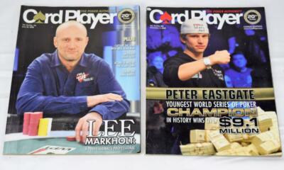 The Poker Authority Card Player Magazine June & December 2008 Issues | eBay