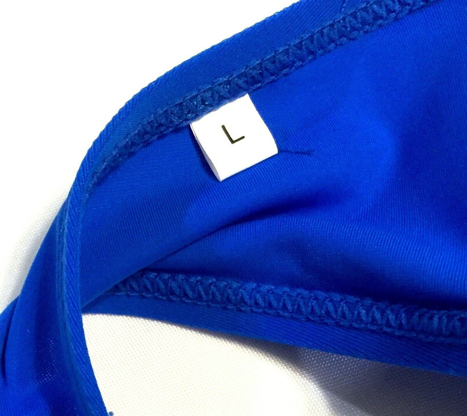 WOMEN'S LARGE ROYAL BLUE SWIM TOP Tie Back Bikini Swim Top | eBay