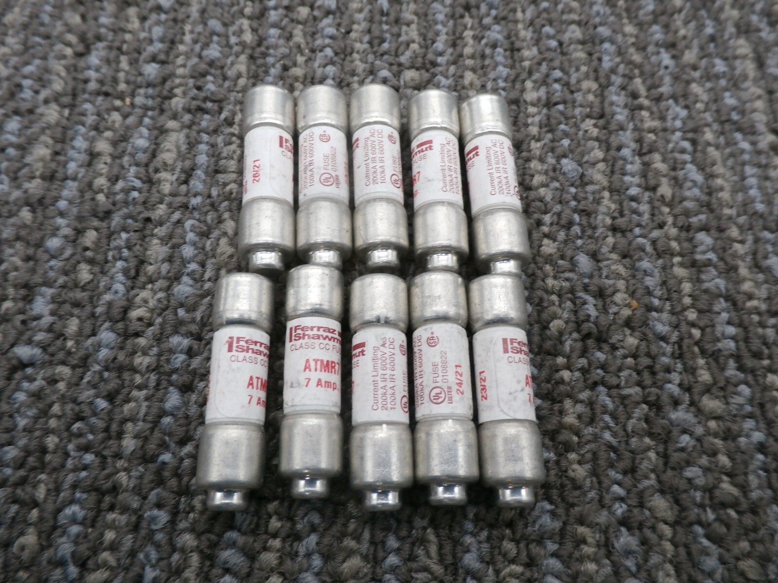 New 10pack ORIGINAL Ferraz Shawmut ATMR-7 ATMR7 ATMR 7A 600V Fast ...