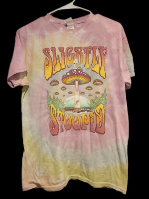 Slightly Stoopid Official Merch Mushroom UFO Tie Dye Tee Medium | eBay