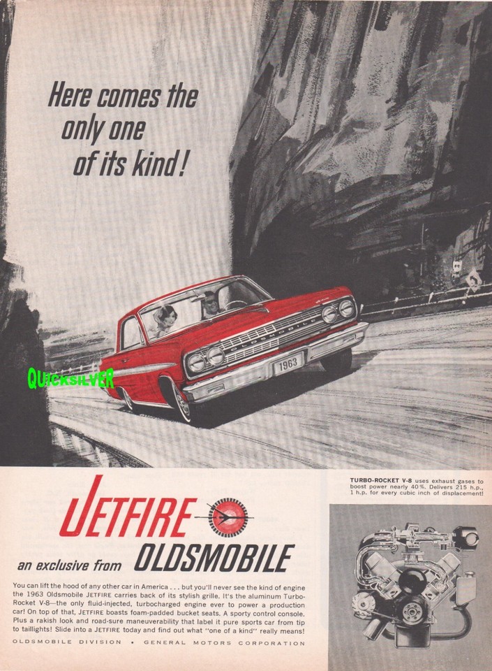 1963 Oldsmobile Print AD VINTAGE - You Choose | eBay